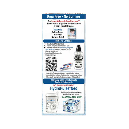 NeilMed Sinus Rinse Starter Kit with 5 Packets
